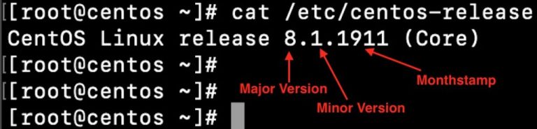 Linux OS: CentOS Version (8 Ways to Check CentOS Version)